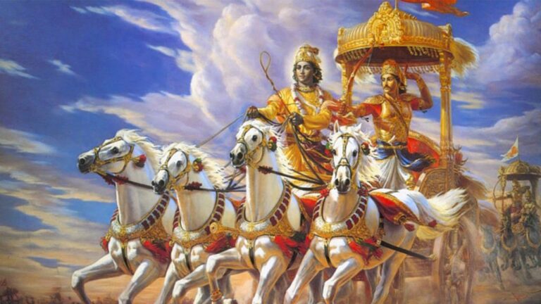 Krishna's Divine Protection: The Chariot of Arjuna - Madhu Chanda das