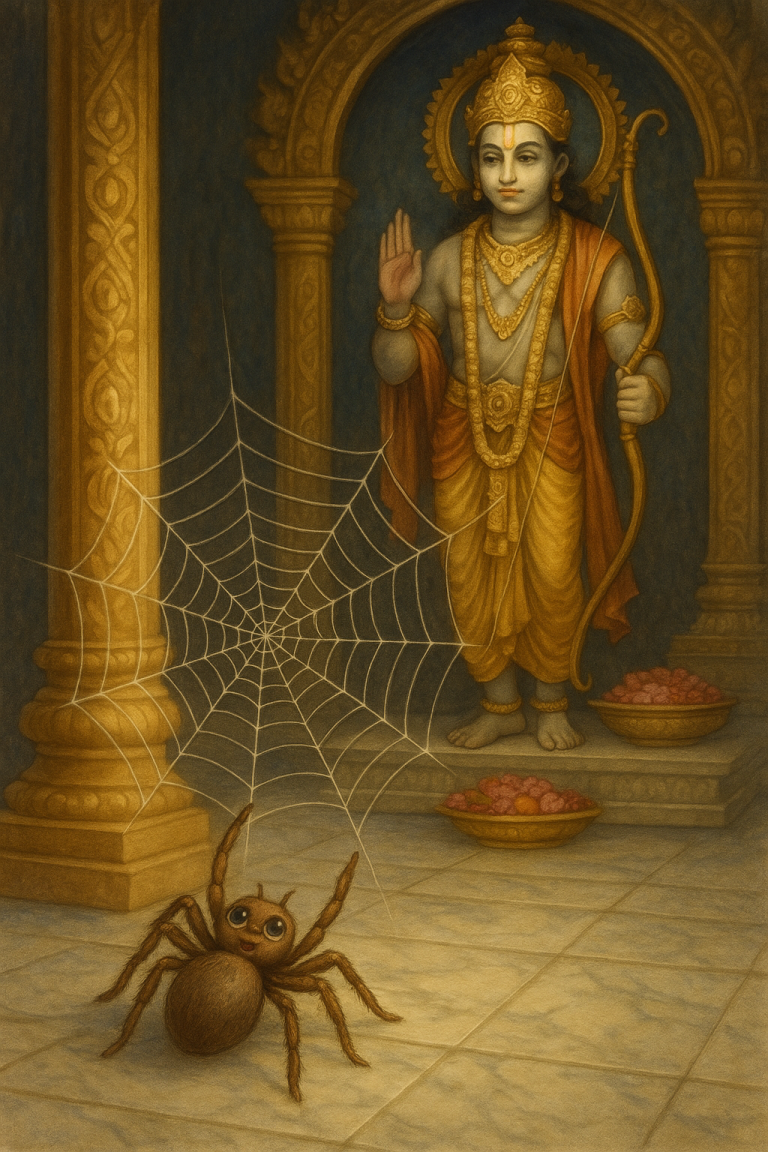 The Spider Who Served the Lord by Madhu Chanda das - Madhu Chanda das