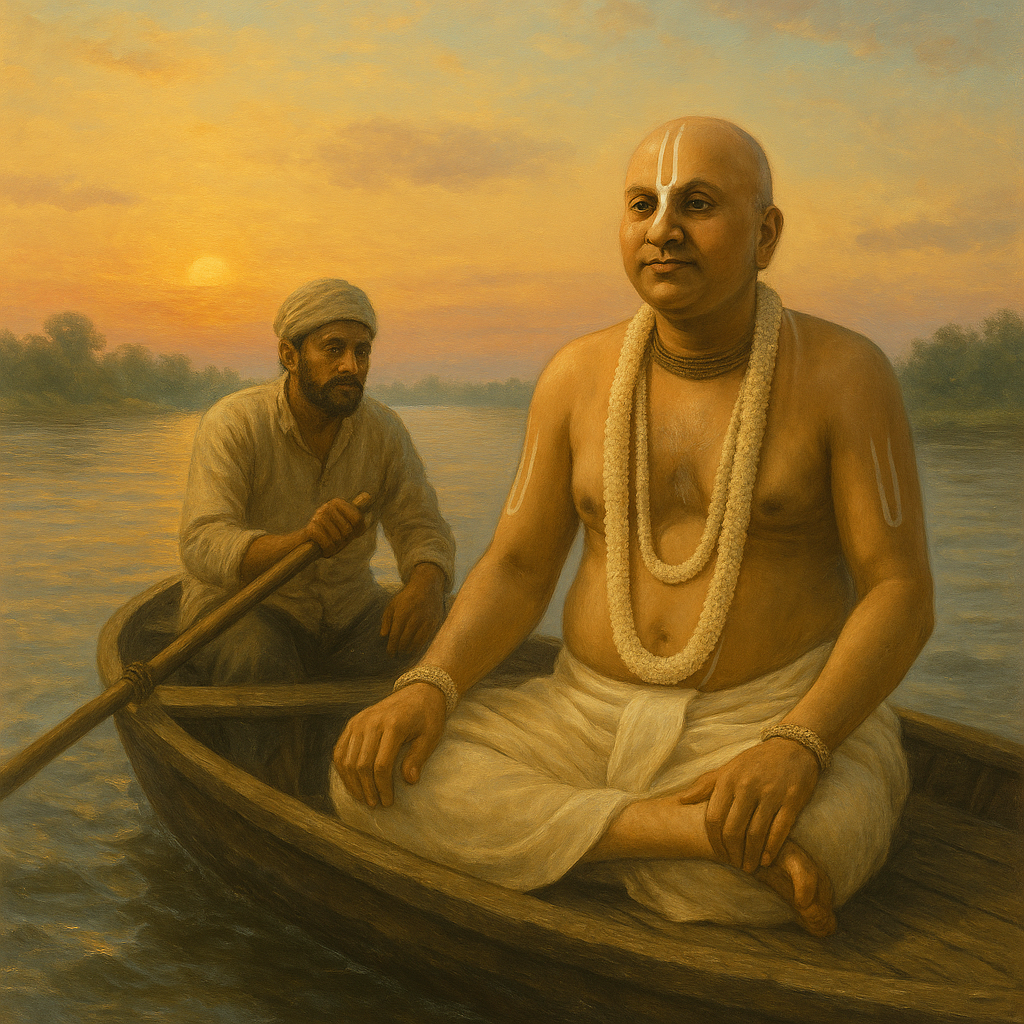 Story 11 – At the Ferry (Dvārika, the Ferryman) - Madhu Chanda das