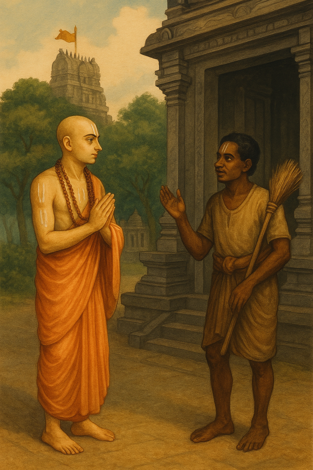 Story 18 – Rāmānuja and the Temple Servant - Madhu Chanda das